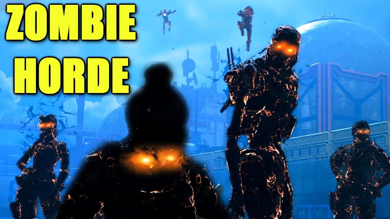 Surviving Against the MASSIVE ZOMBIE HORDE in Apex Legends - YouTube