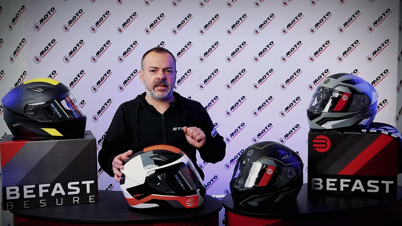 Casco Integrale BEFAST Ventus e Flash - YouTube