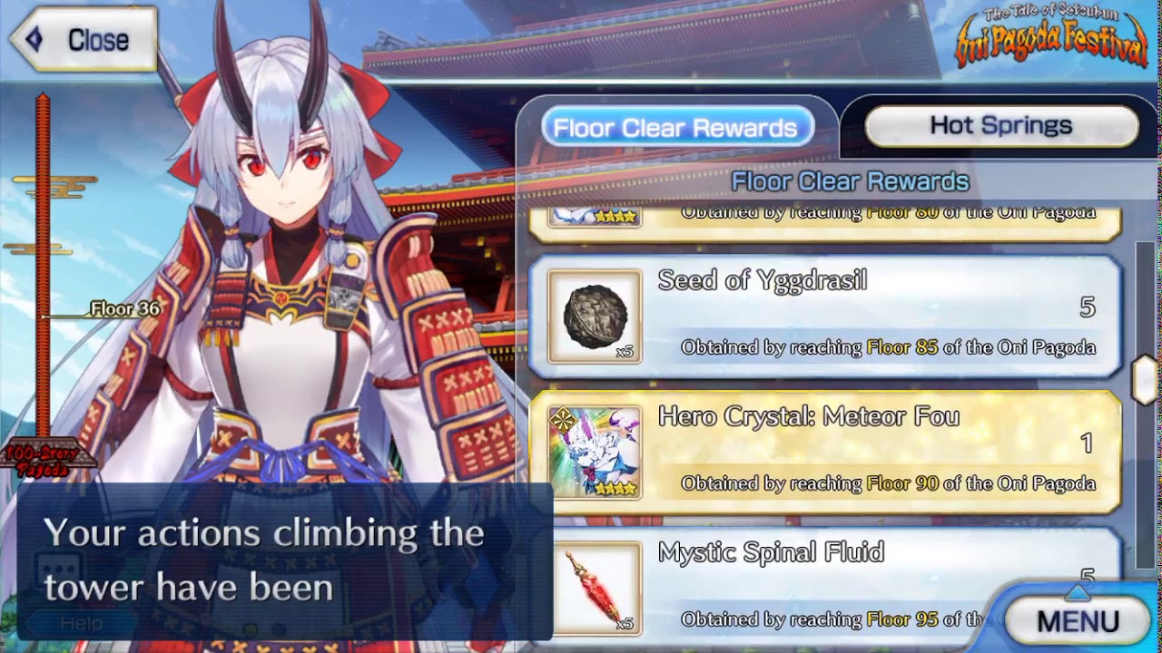 Hot Springs for Your Servant in The Oni Pagoda Festival - FGO - Fate ...