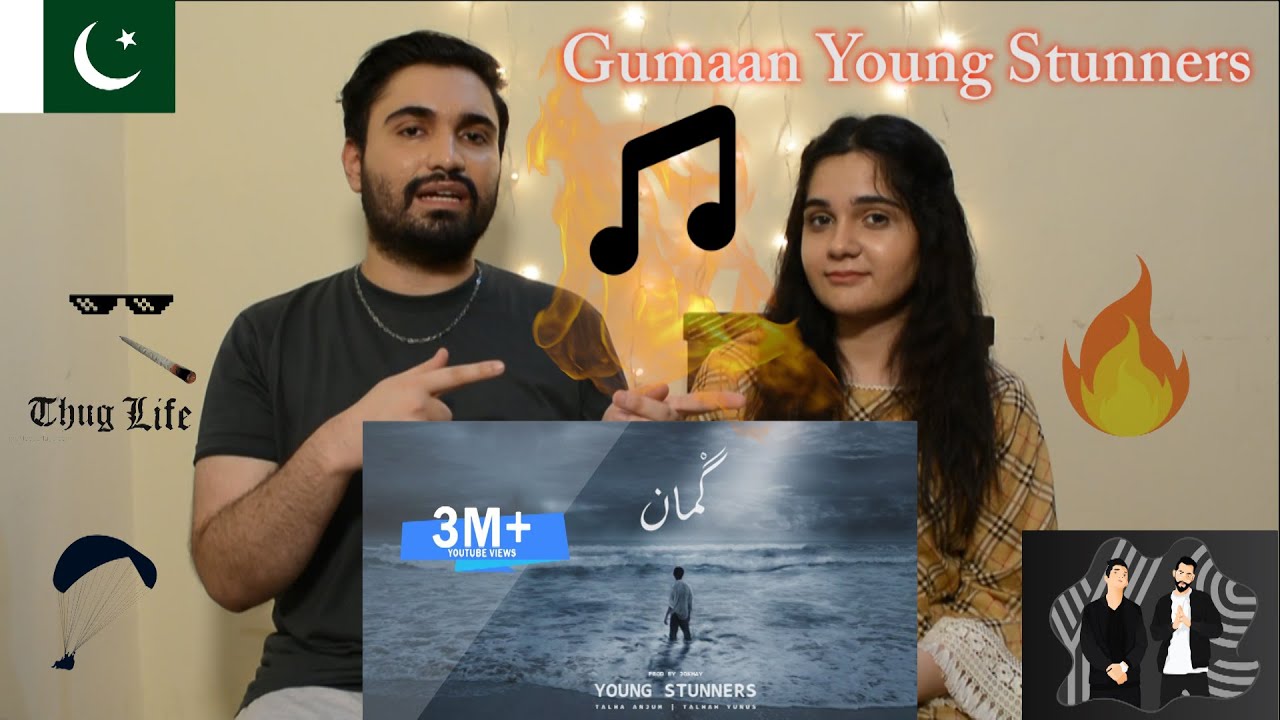 Reaction to GUMAAN - Young Stunners Rap Song | Talha Anjum | Talhah ...
