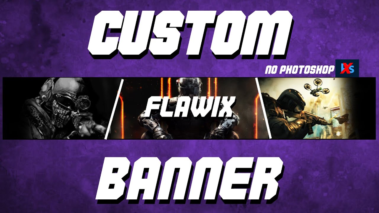How To Make A Awesome Call Of Duty YouTube Banner Pixlr tutorial l No ...
