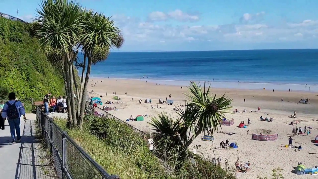 🏴󠁧󠁢󠁷󠁬󠁳󠁿 HD 1080p Tenby South Beach Pembrokeshire south west Wales UK ...