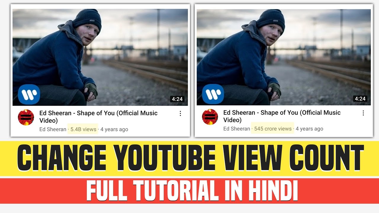 How to Change Youtube View Count From Lakhs to Millions or Million to ...