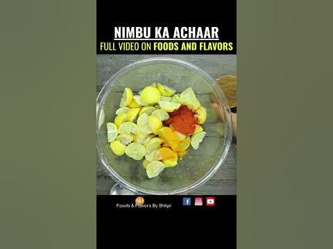 Lemon Pickle Recipe | Nimbu Ka Achaar | SSR Shorts | #shorts - YouTube