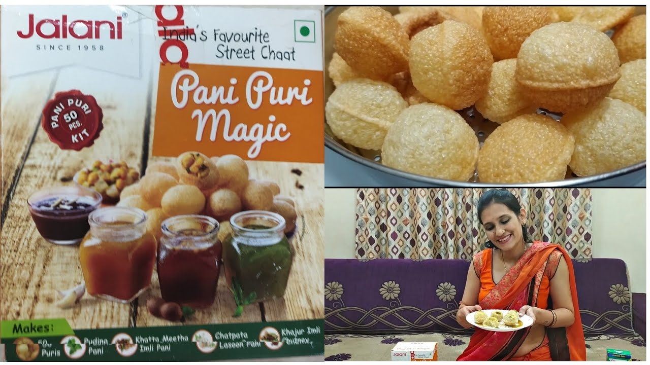 Unboxing jalani pani puri magic / instant pani puri recipe - YouTube