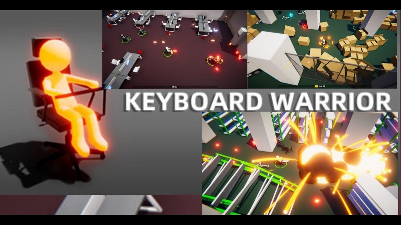 Keyboard Warrior Game - YouTube