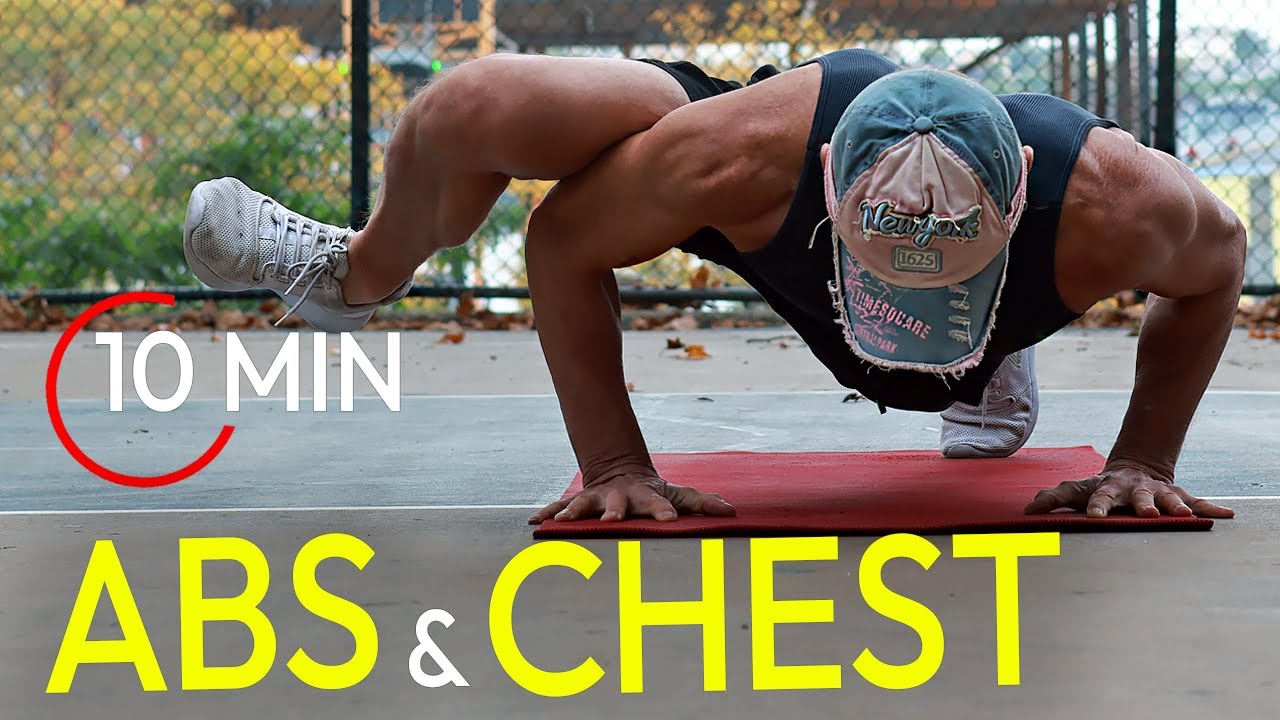 Intense Ab and Chest Workout Challenge: 10-Minute Abs & Chest Combo for ...