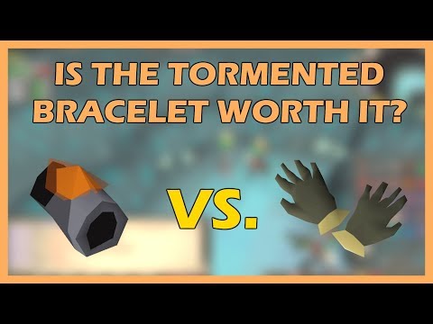 [OSRS] Is The Tormented Bracelet Worth Training With? | TORMENTED BRACELET vs BARROWS GLOVES