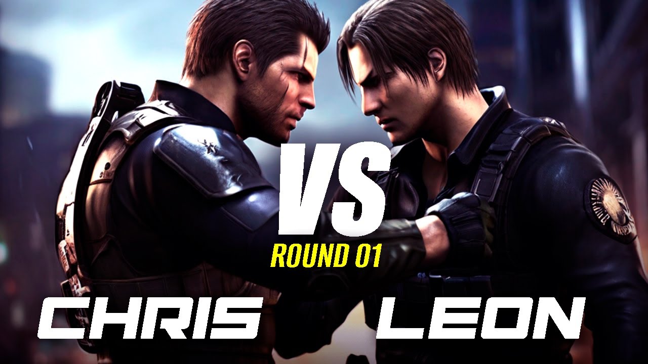 Chris VS Leon. ¿Quién es el mejor guerrero de Resident Evil? - Round 01 ...