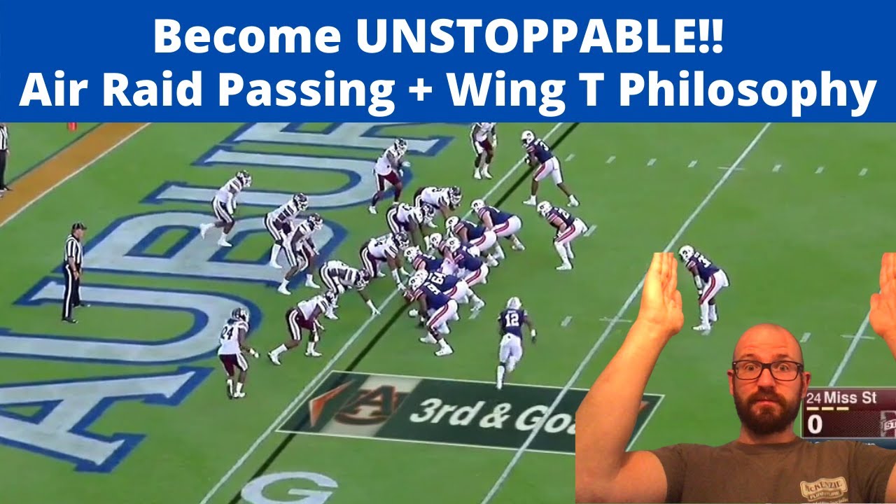 Spread Air Raid Wing T Passing Concepts - YouTube