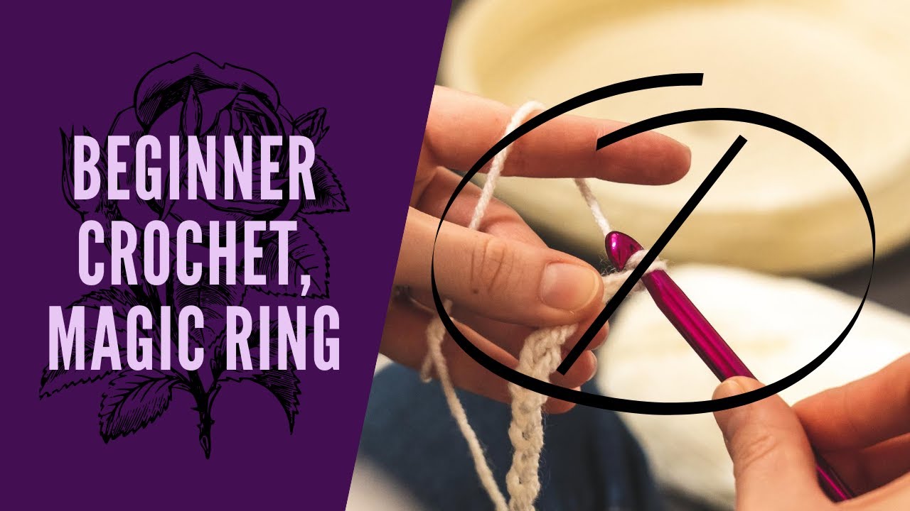 How to Crochet a Magic Ring (Magic Circle) & Easy Crochet Hat tutorial ...