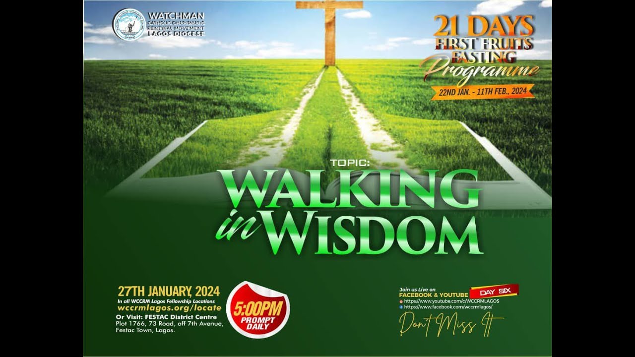 WALKING IN WISDOM - YouTube