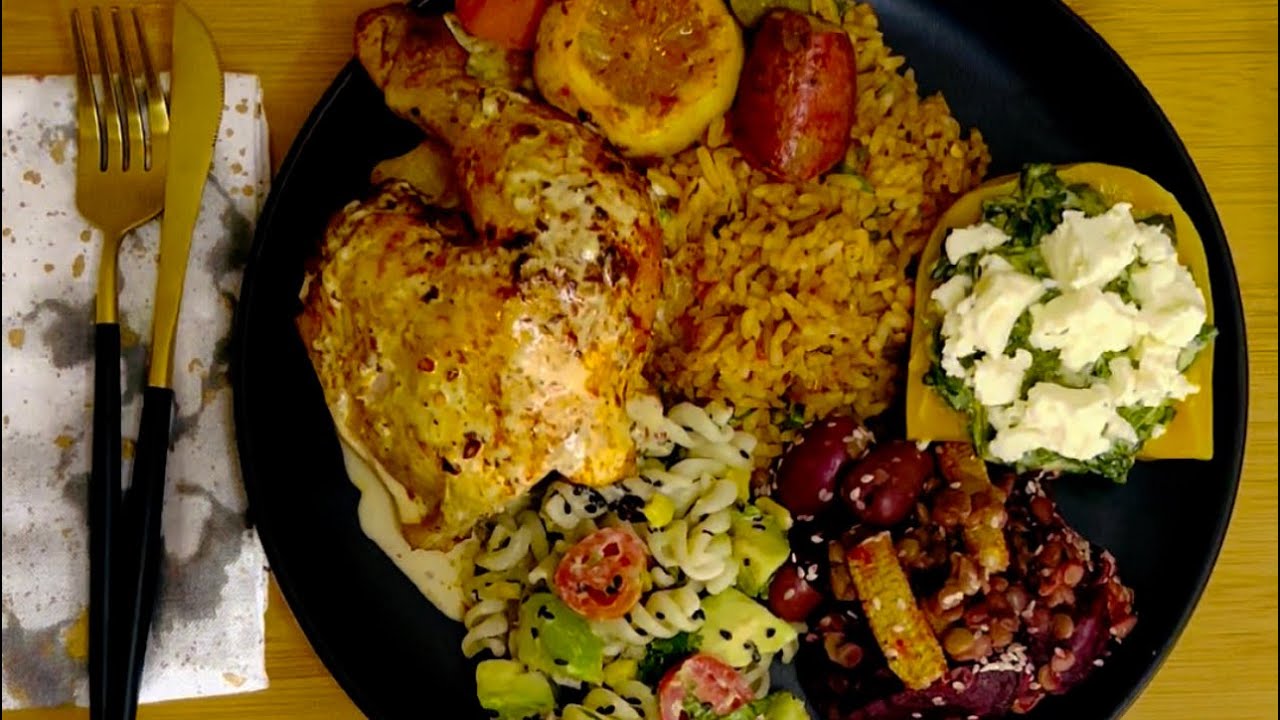GRILLED CHICKEN AND SAVOURY RICE RECIPE - YouTube