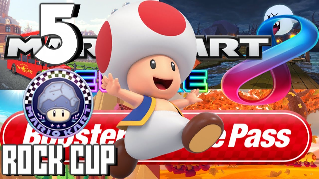 Mario Kart 8 Deluxe: Booster Course Pass - 05 - Rock Cup (Toad) - YouTube