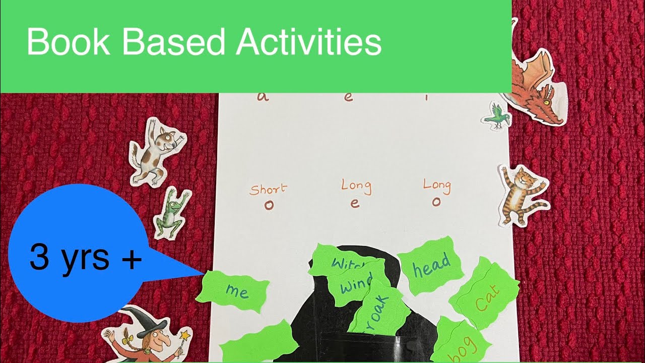 Book Based Activity | Room On The Broom | Bookish Activity for kids | 4 ...