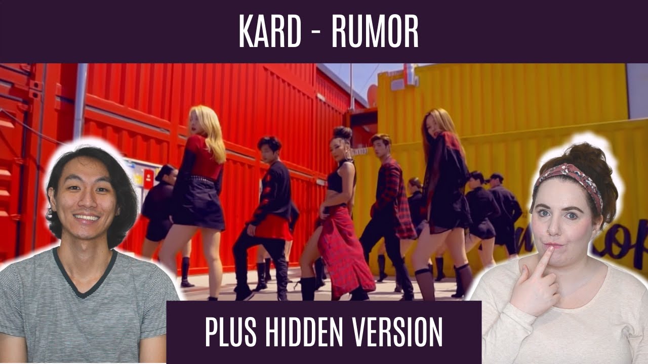 KARD Rumor MV and Rumor Hidden Version Video - Reaction - YouTube