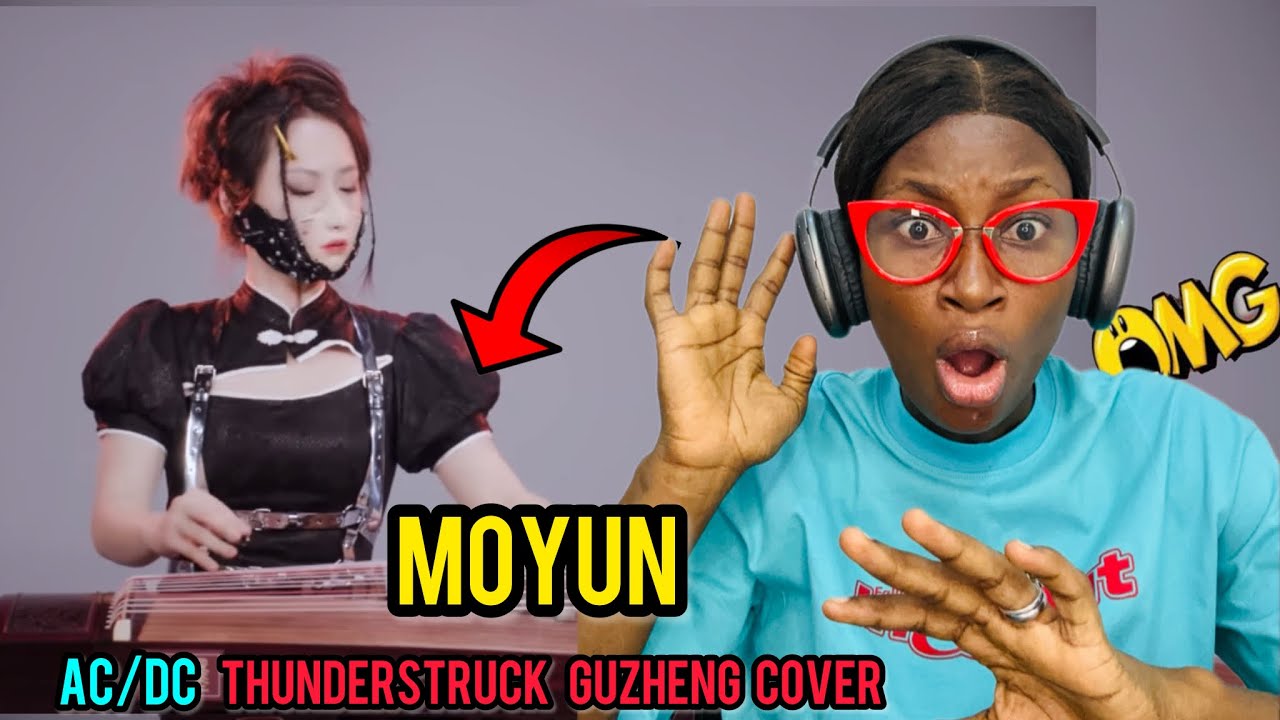 AC/DC - Thunderstruck Guzheng Cover｜Moyun | First Time Hearing - YouTube