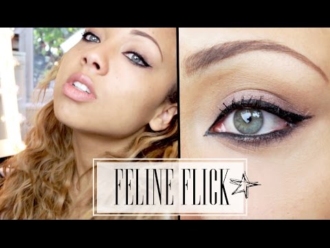 THE FELINE FLICK & BROWS | beautycrush - YouTube