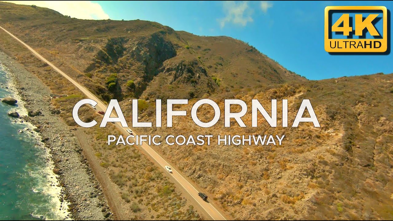 California Pacific Coast Highway, Drive to Route 1 Highway, Relaxing ...