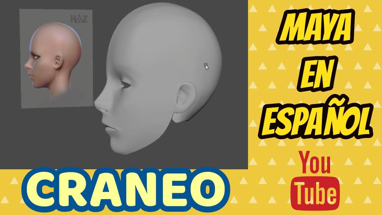 Tutorial de MAYA en ESPAÑOL | Como hacer el CRANEO - YouTube