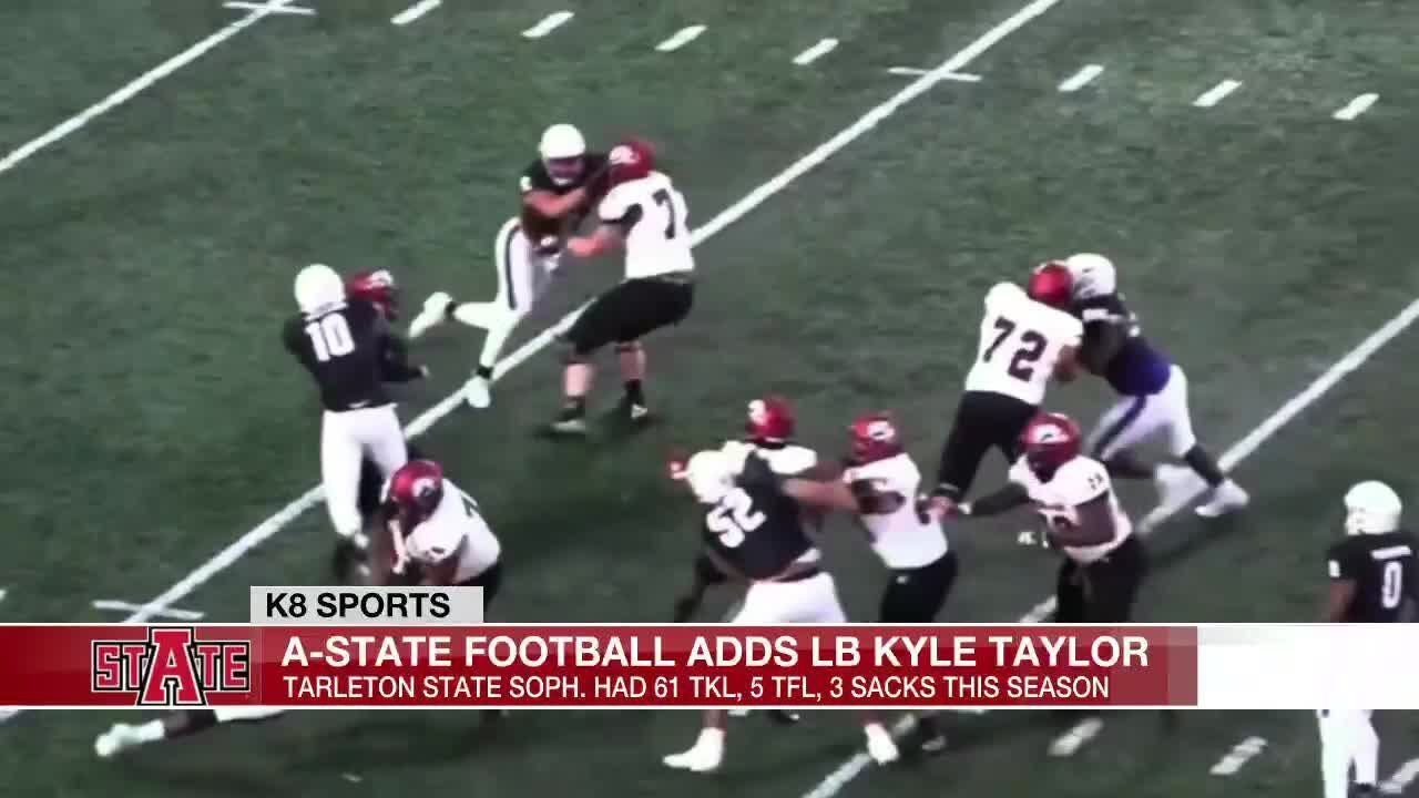 Arkansas State lands Tarleton State transfer LB Kyle Taylor - YouTube