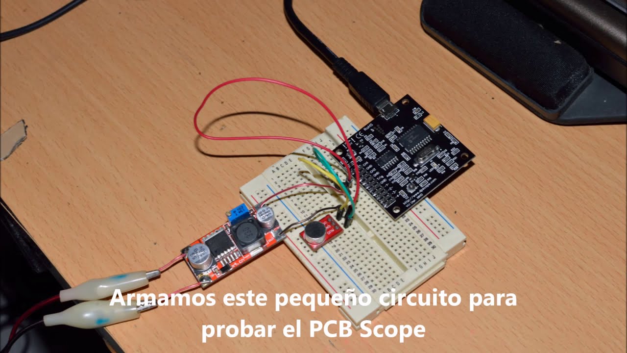 Reseña: PCB Scope (osciloscopio en PCB para computadora) - YouTube