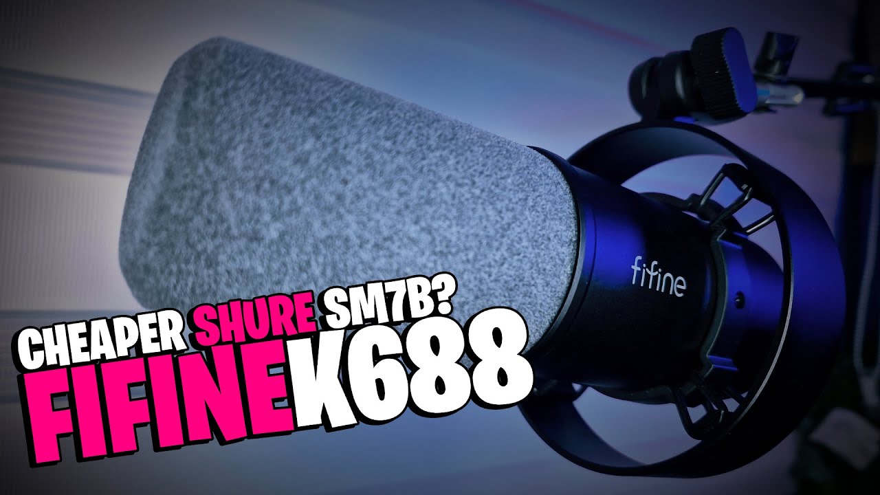 Cheaper Shure SM7B? FiFine K688 - YouTube