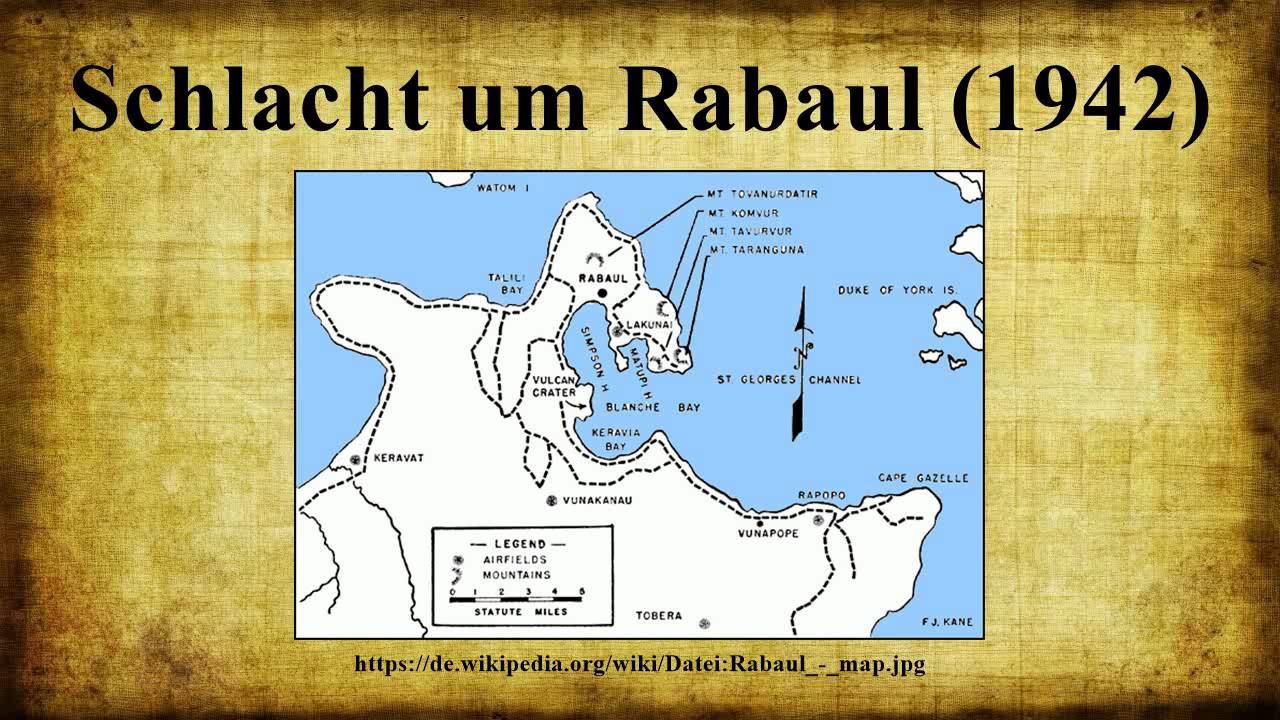 Schlacht um Rabaul (1942) - YouTube