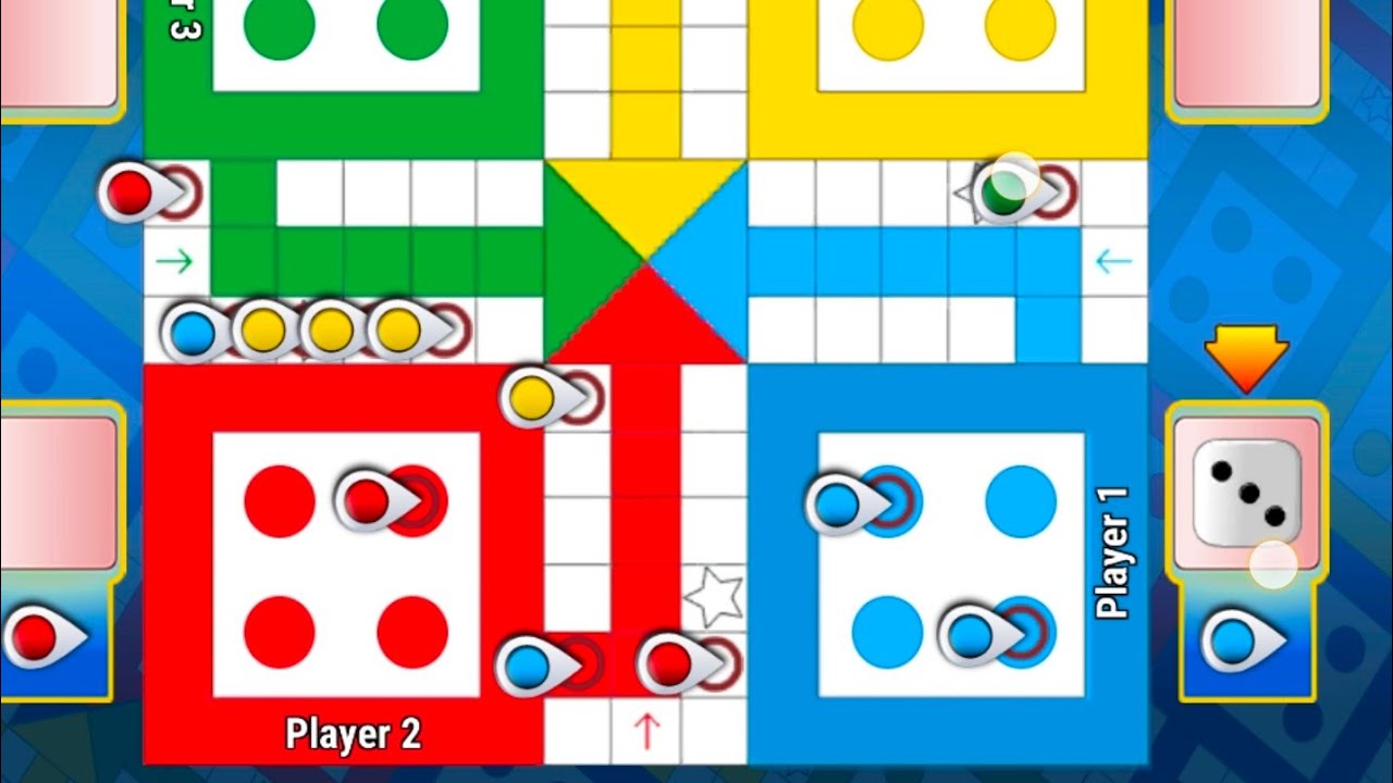how to play Ludo ludo ludo game in 4 player match | ludo king 4 player ...