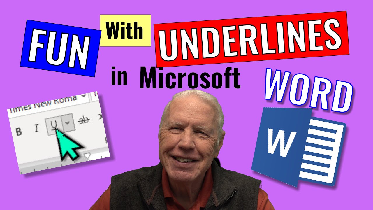 Learn How UNDERLINES in Microsoft Word can be FUN! (Boost Your Word ...