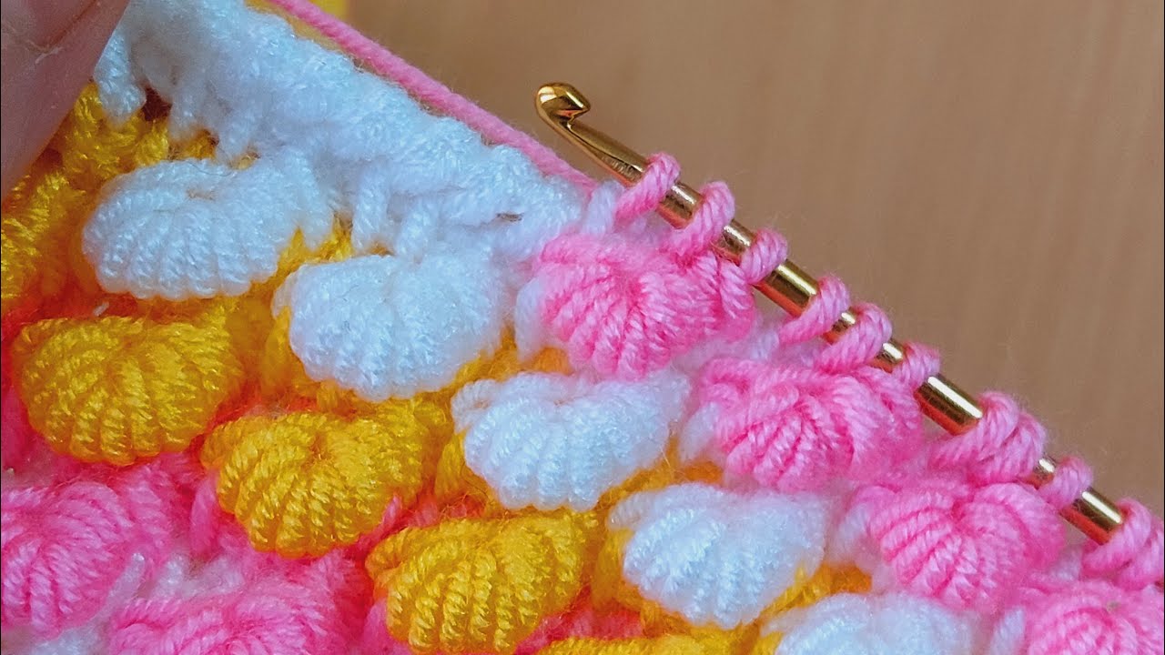 how to make a super easy tunisian worm braid ~süper kolay tunus solucan ...