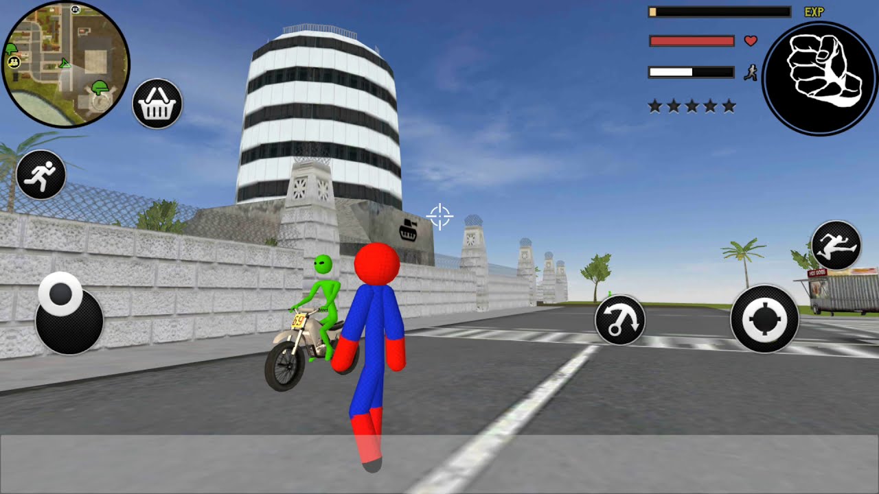 policeman detective stickman game 1#-spider police officer on duty ...