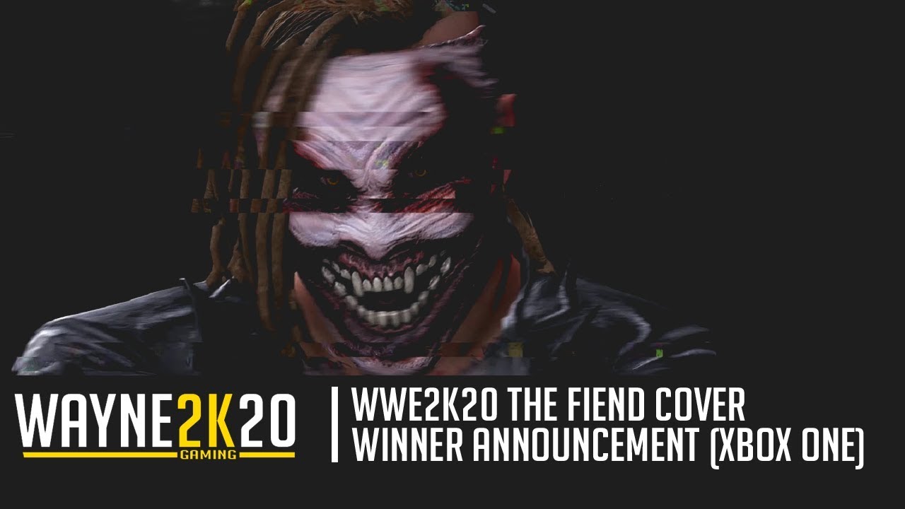 WWE2K20 The Fiend Cover | Xbox One Cover Creation - YouTube