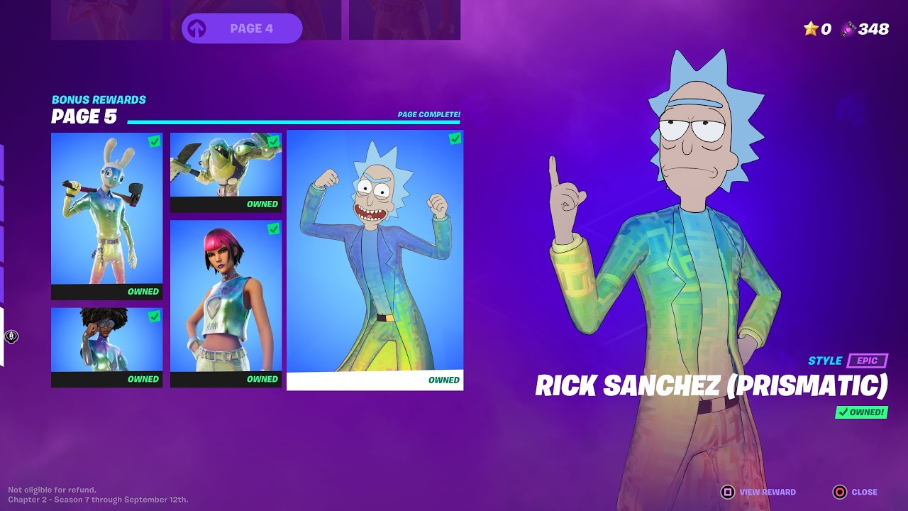 Buying All Bonus Rewards In The Fortnite Season 7 Battle Pass - YouTube