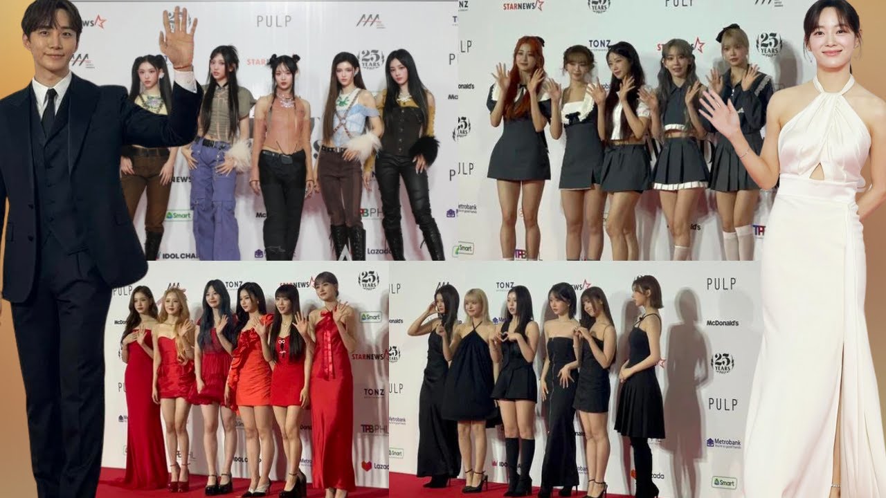 Dàn sao Hàn và Idol Kpop tại siêu thảm đỏ AAA 2023 - YouTube