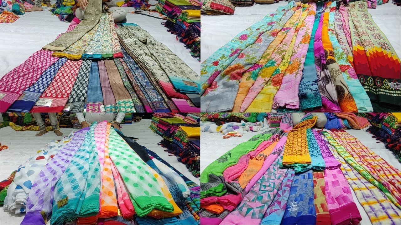 Chickpet Bangalore Exclusive Daily wear Saree Collection | Courier ...