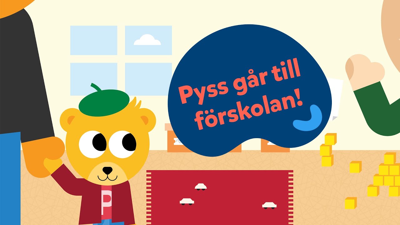 Pyss går till förskolan - YouTube