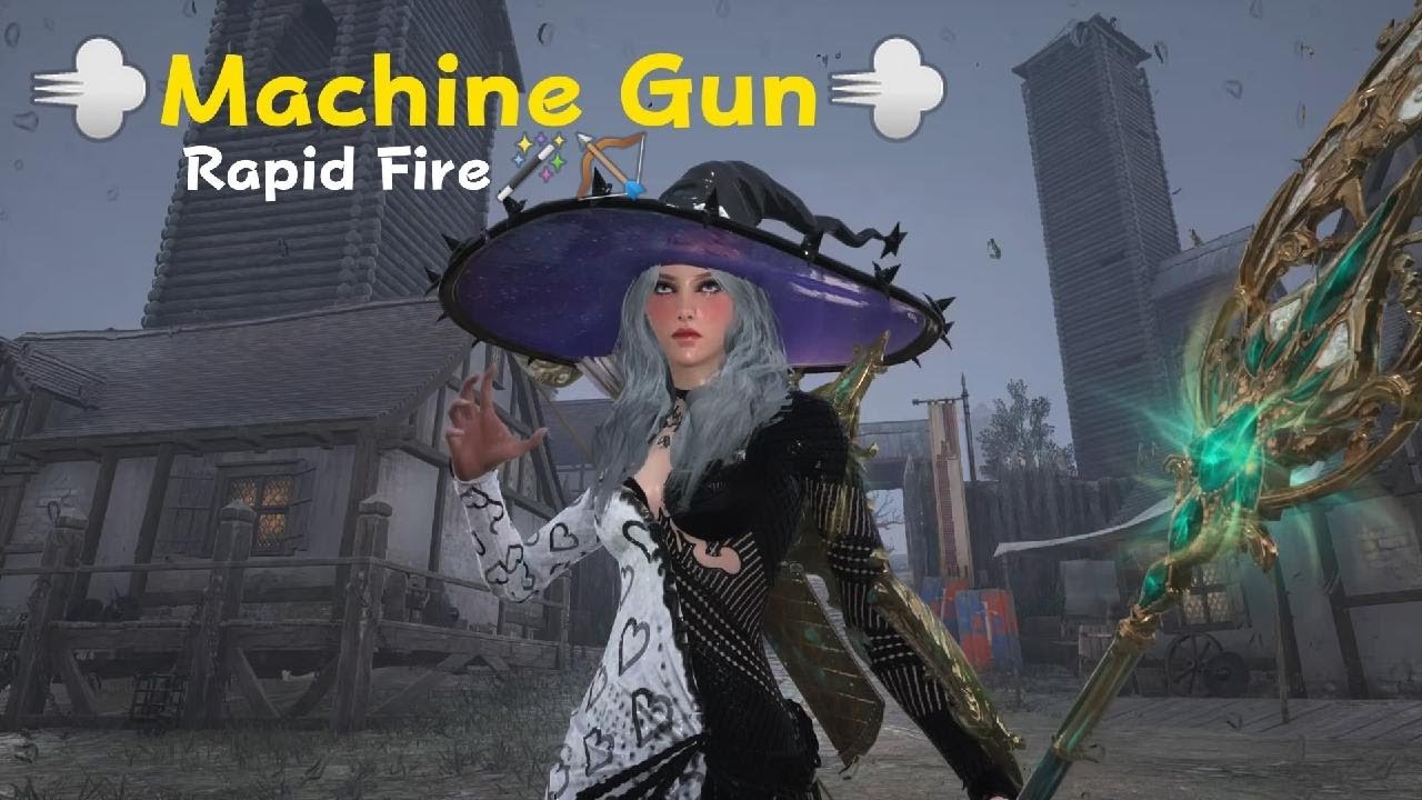 🏹Bow Skills are Green🏹Trying out The Rapid Fire Machine Gun in Throne ...