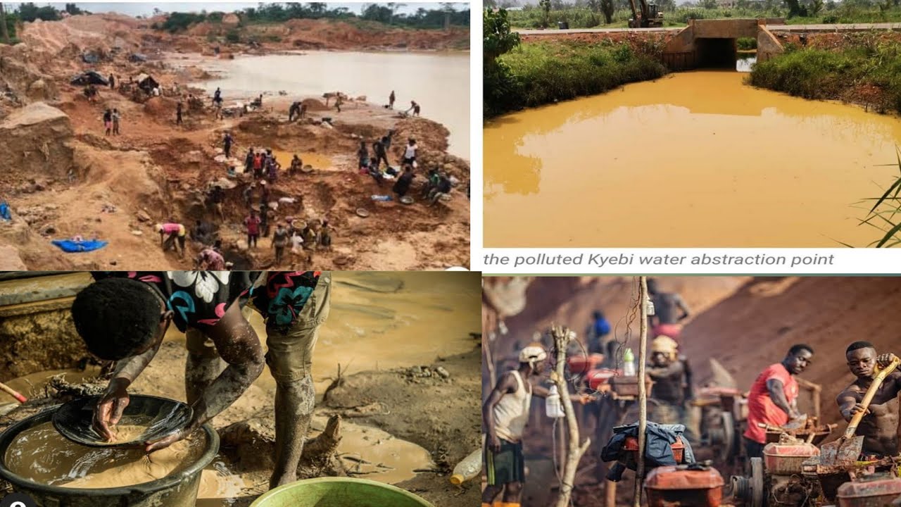 Oh! 😱😥see the risk & effects of galamsey to our current state of rivers ...