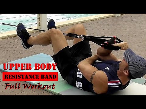 UPPER BODY Resistance Band Workout for Toning Your Arms & Torso - YouTube
