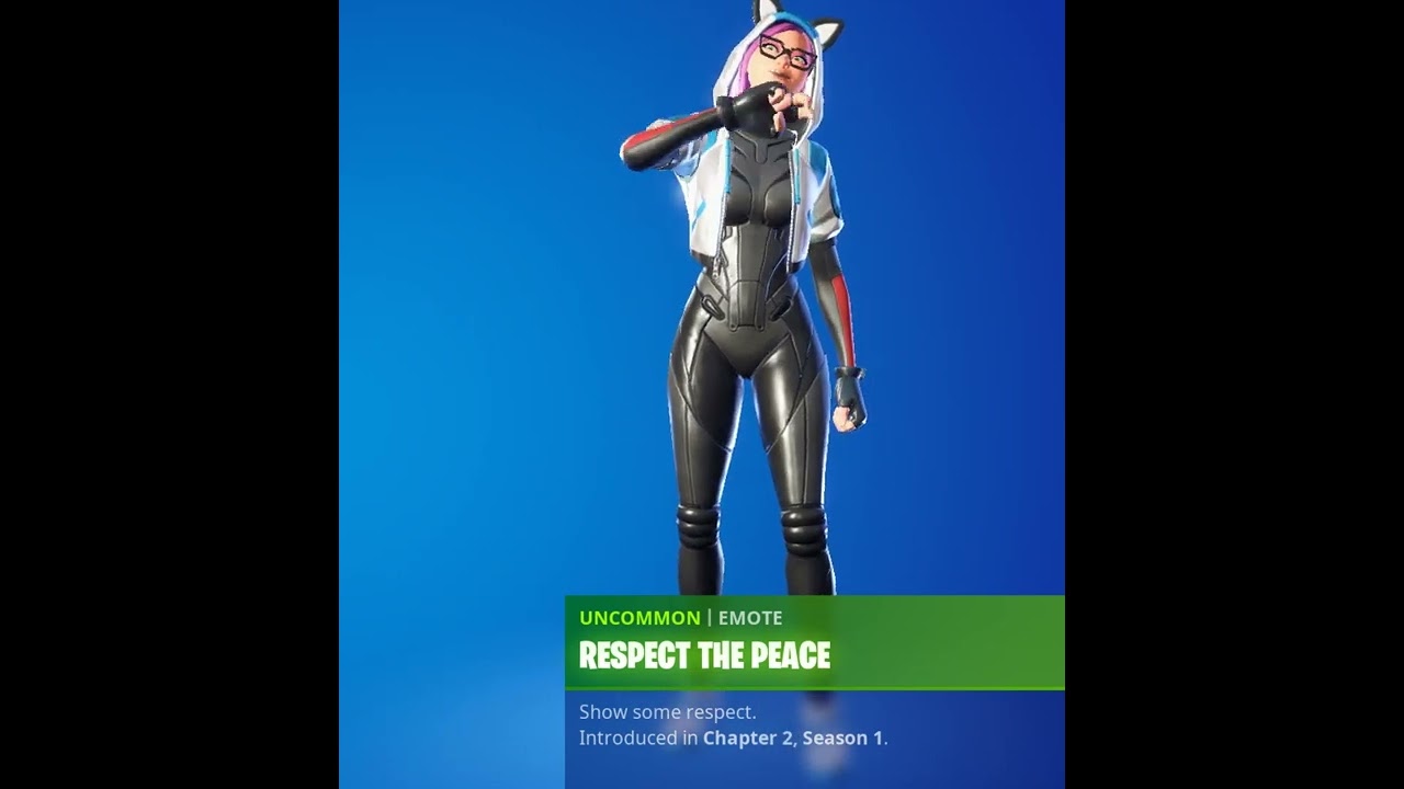 Fortnite Respect The Peace emote - YouTube