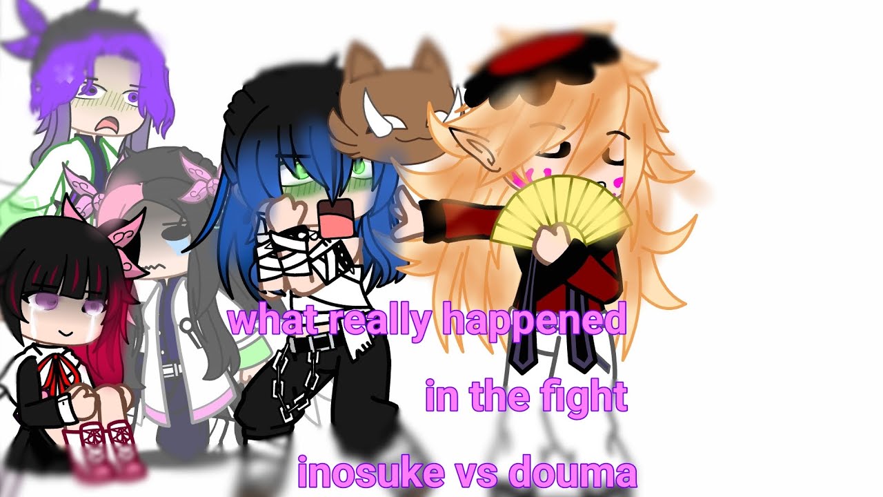 what really happened with the fight inosuke vs douma|meme| - YouTube
