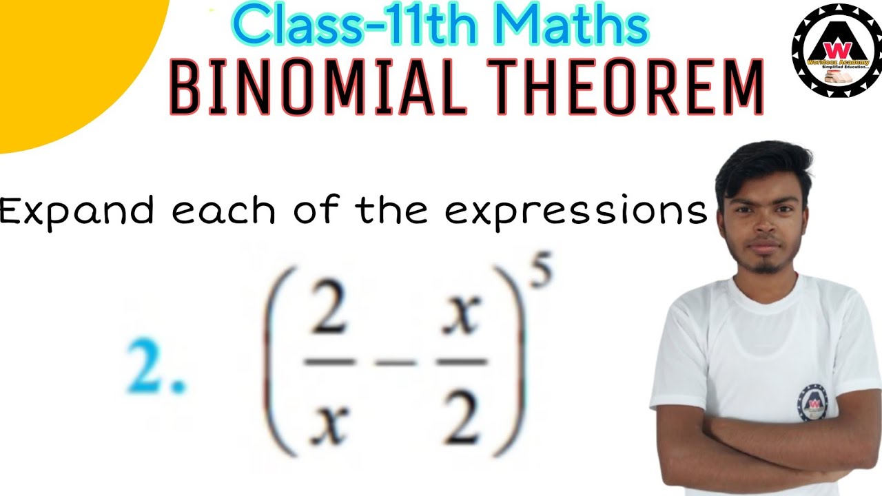 Expand the expressions (2/x-x/2)^5 || Worldeez Academy - YouTube