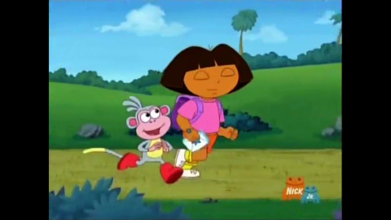 Dora and Boots being chased by chickens (Inspired by Robbie Shaw) - YouTube