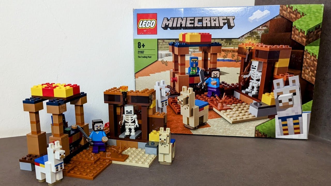 LEGO 21167 Minecraft The Trading Post Speed Build. - YouTube