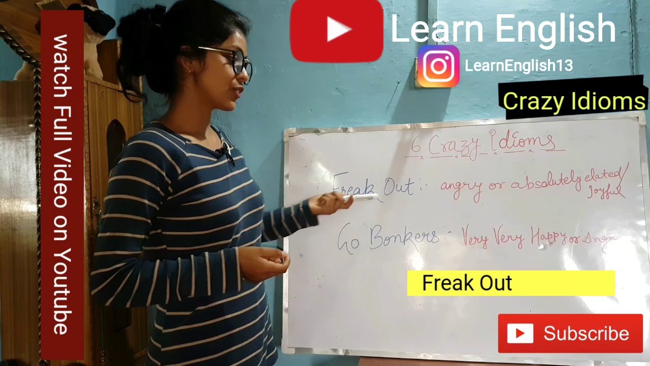 Freak Out !! learn Crazy Idioms !!! - YouTube