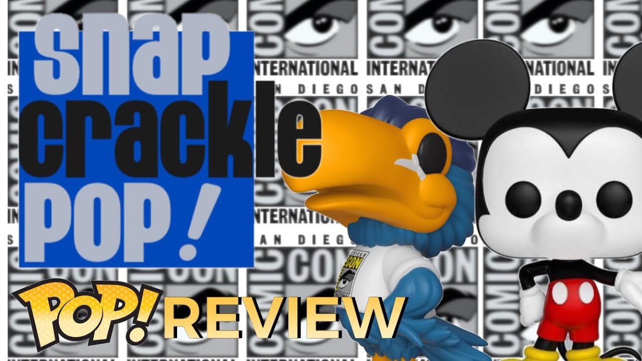 SDCC Shared Exclusive Toucan And 10 Inch Mickey Mouse Funko Pop Review ...