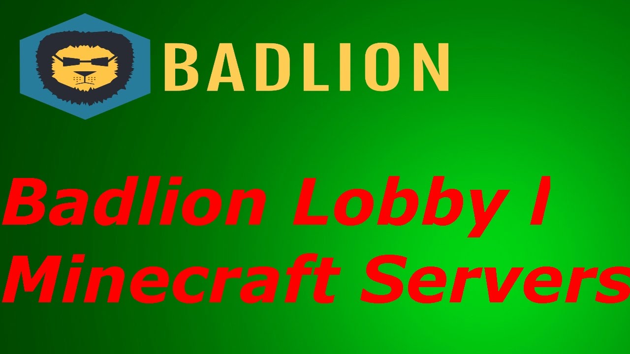 Badlion Lobby l Minecraft Servers - YouTube