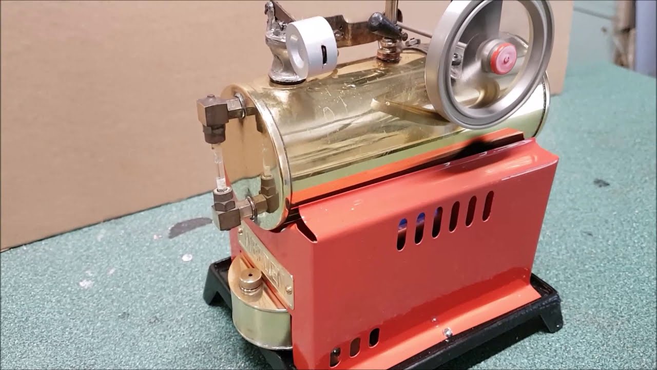 Weeden 702 Steam Engine - metho burner conversion - YouTube