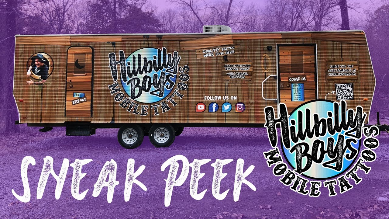 Hillbilly Boys Mobile Tattoo Studio | Sneak Peek - YouTube